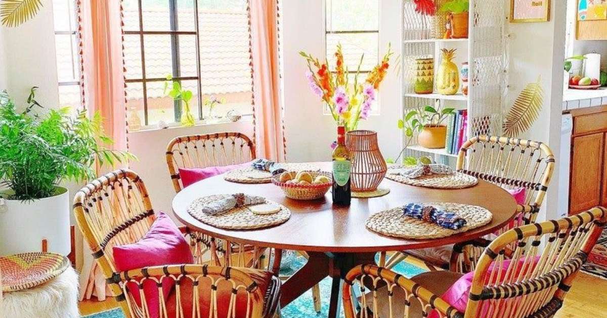 42 salas de jantar em estilo boho para se inspirar