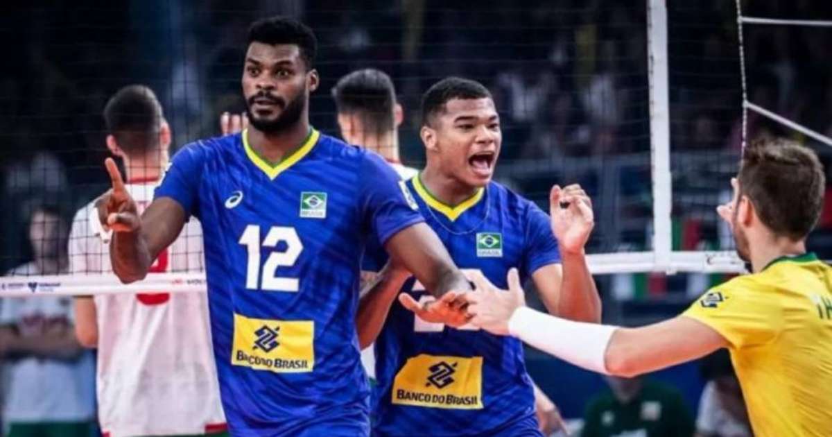 Brasil bate a Bulgária na Liga das Nações de Vôlei em dia de homenagem ...