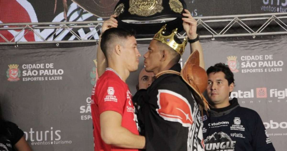 Com emoção, lutadores batem o peso e confirmam disputas de cinturão no ...