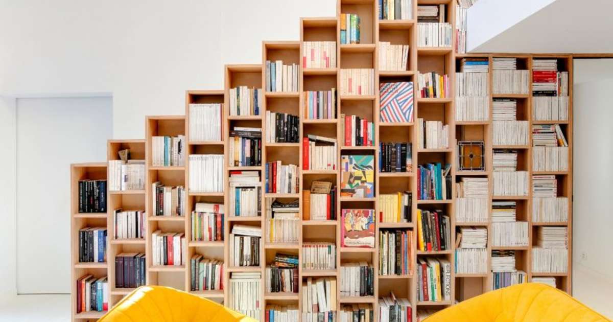 Escada-estante: veja esse móvel multifuncional e estiloso