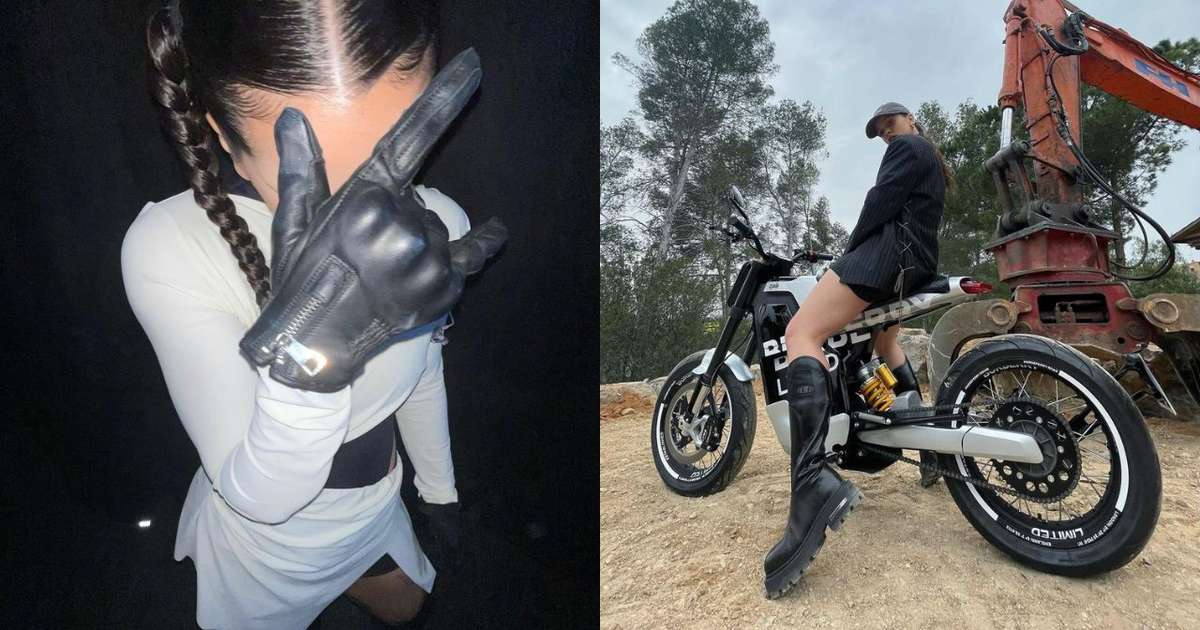 Looks da cantora Rosalía que provam que o bikercore está com tudo