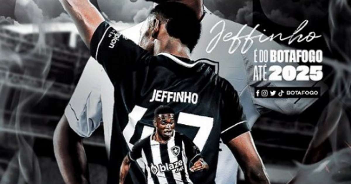 Botafogo confirma compra e anuncia novo contrato de Jeffinho