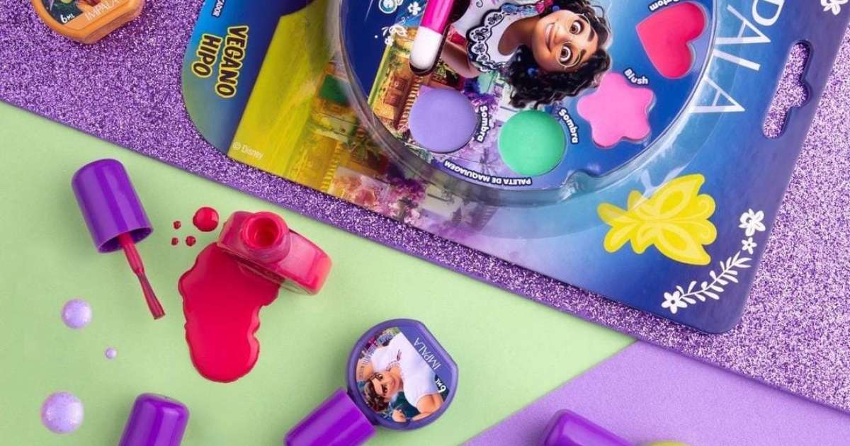 "Encanto": marca lança esmaltes e paleta de maquiagem inspirados no filme