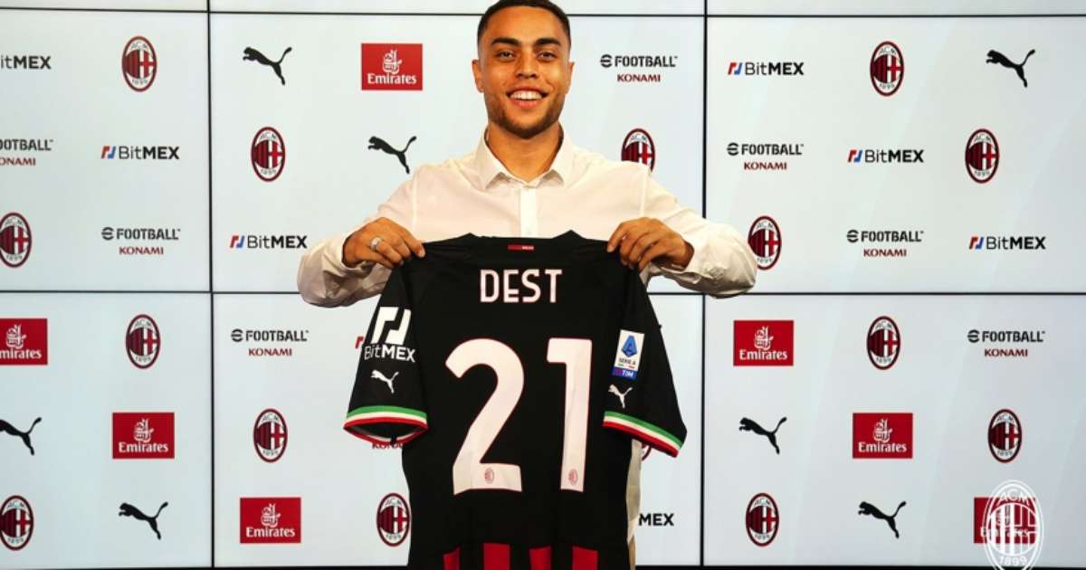 Sergiño Dest deixa o Barcelona e é anunciado pelo Milan