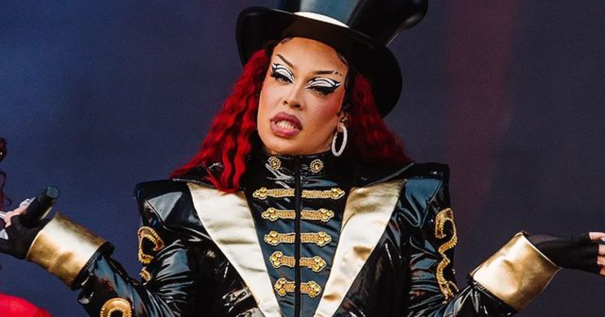 Gloria Groove faz espetáculo para multidão animada no Palco Sunset do ...