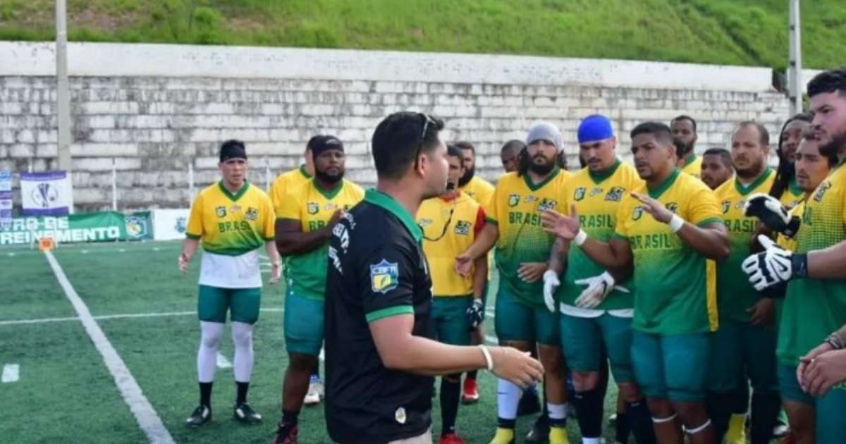 CBFA convoca 45 jogadores para seletiva do Mundial de futebol americano