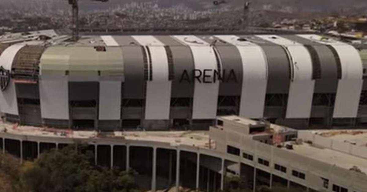 Estádio do Atlético-MG está 80% concluído: veja fotos da Arena MRV