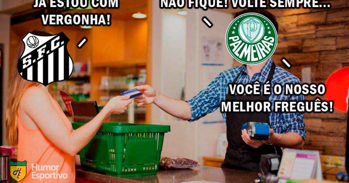 Torcedores do Palmeiras não perdoam o Santos após clássico; veja os memes