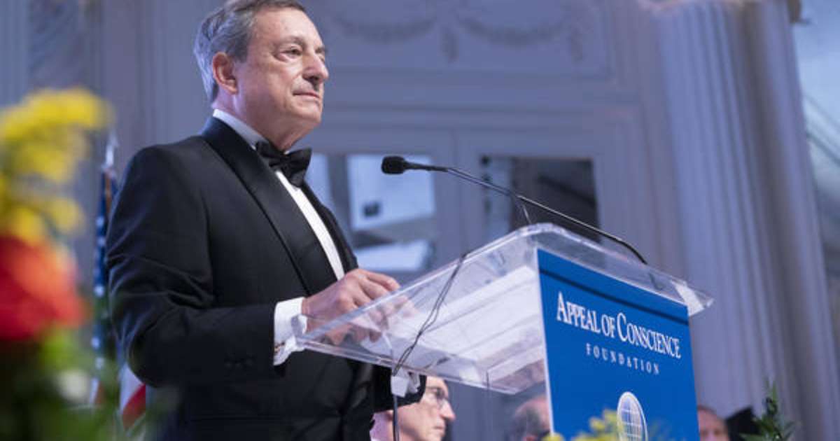 Draghi recebe prêmio de 'estadista do ano' em NY