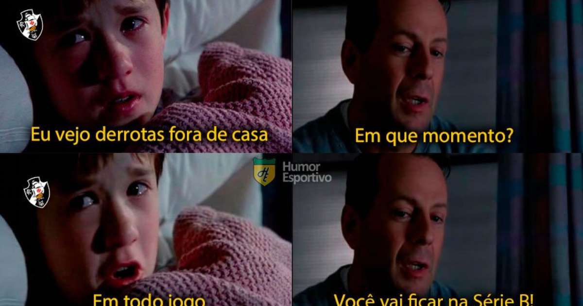 Desespero do Vasco na Série B é prato cheio para memes nas redes sociais