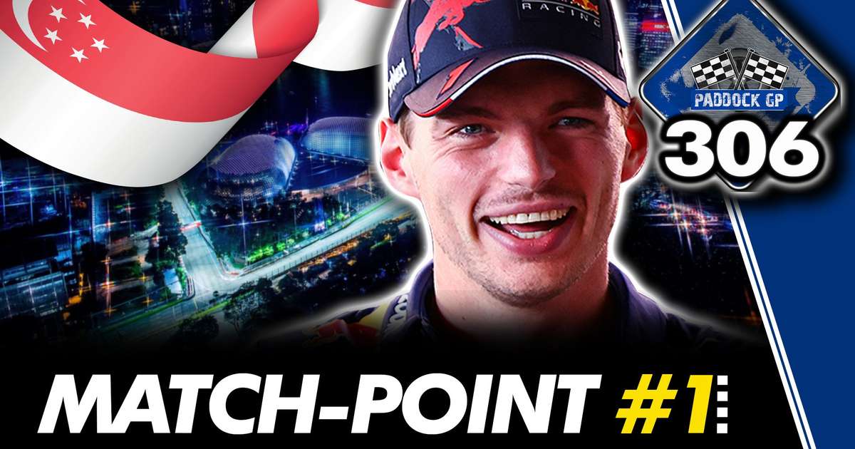 #306: Verstappen tem primeiro match-point da F1 2022 em Singapura