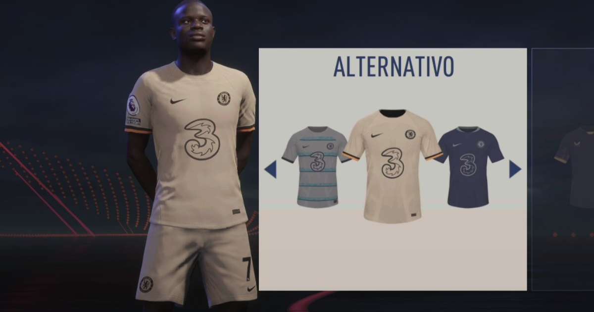 Novo uniforme do Chelsea aparece primeiro no FIFA
