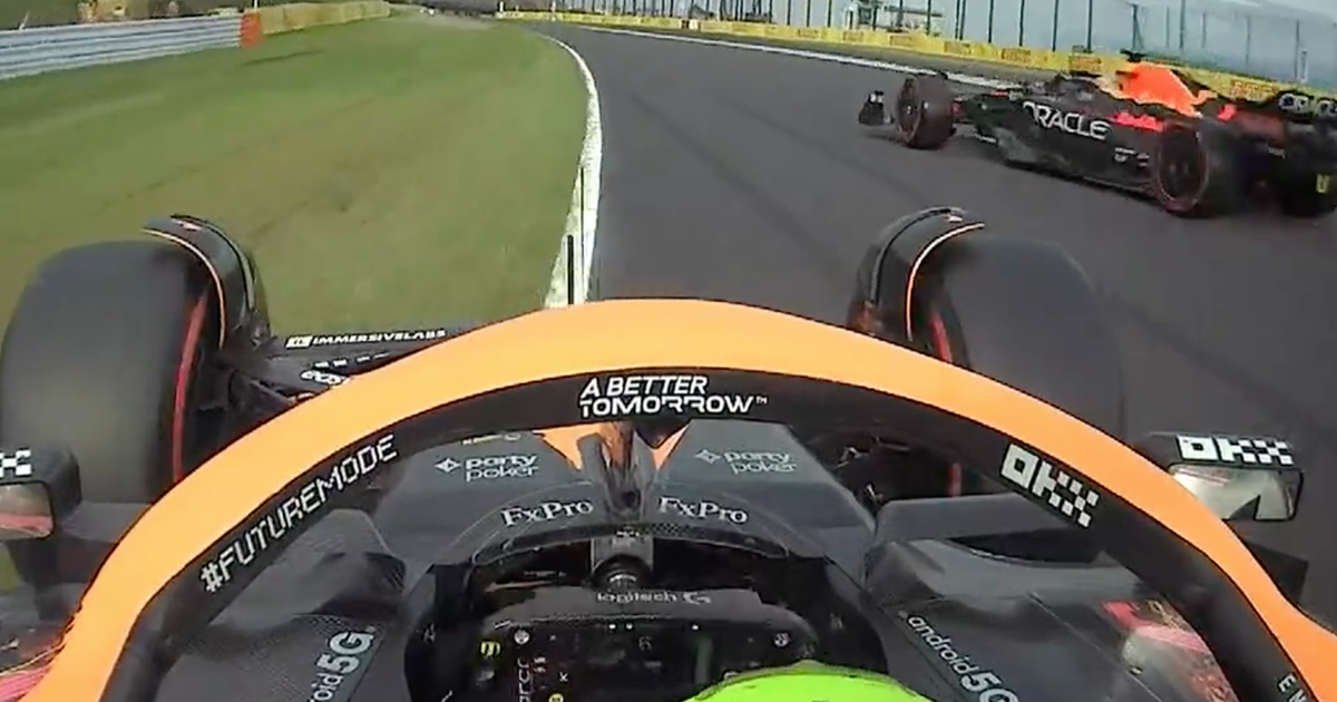 Verstappen ziguezagueia na pista e joga Norris na grama durante Q3 no Japão
