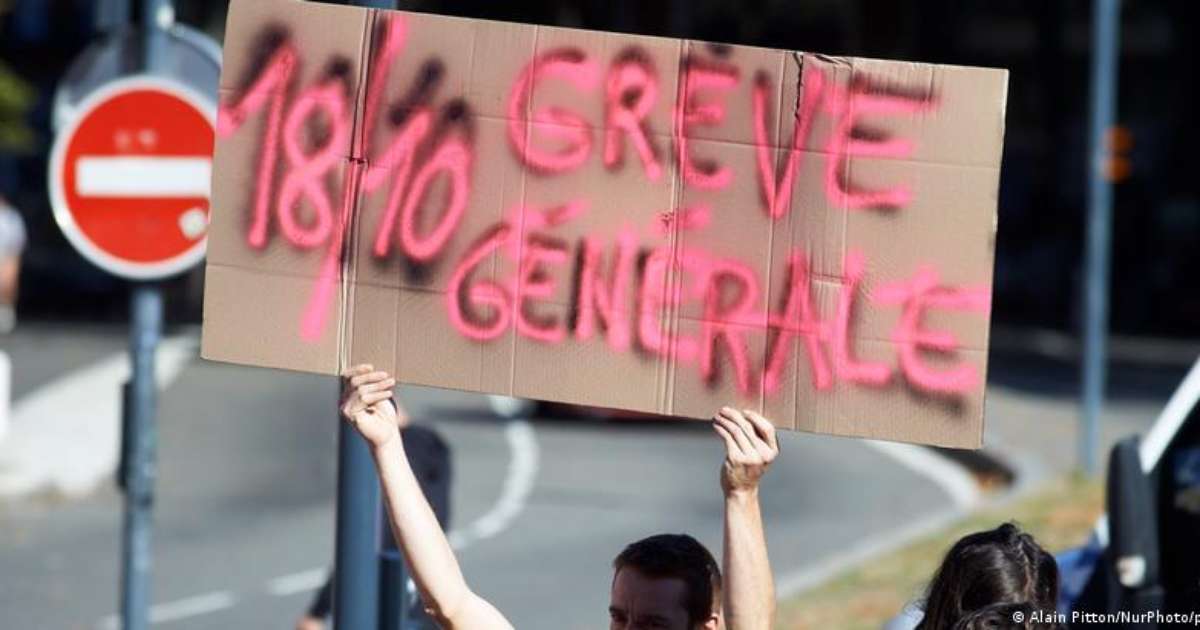 Greve geral na França para transportes e outros serviços