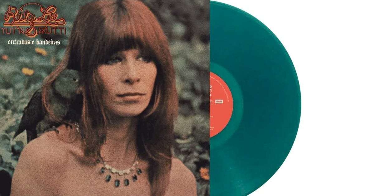"Entradas e Bandeiras": álbum clássico de Rita Lee é relançado em vinil