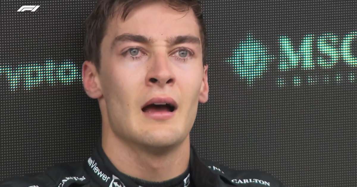 Russell se emociona e vai aos prantos após vitória em Interlagos ...