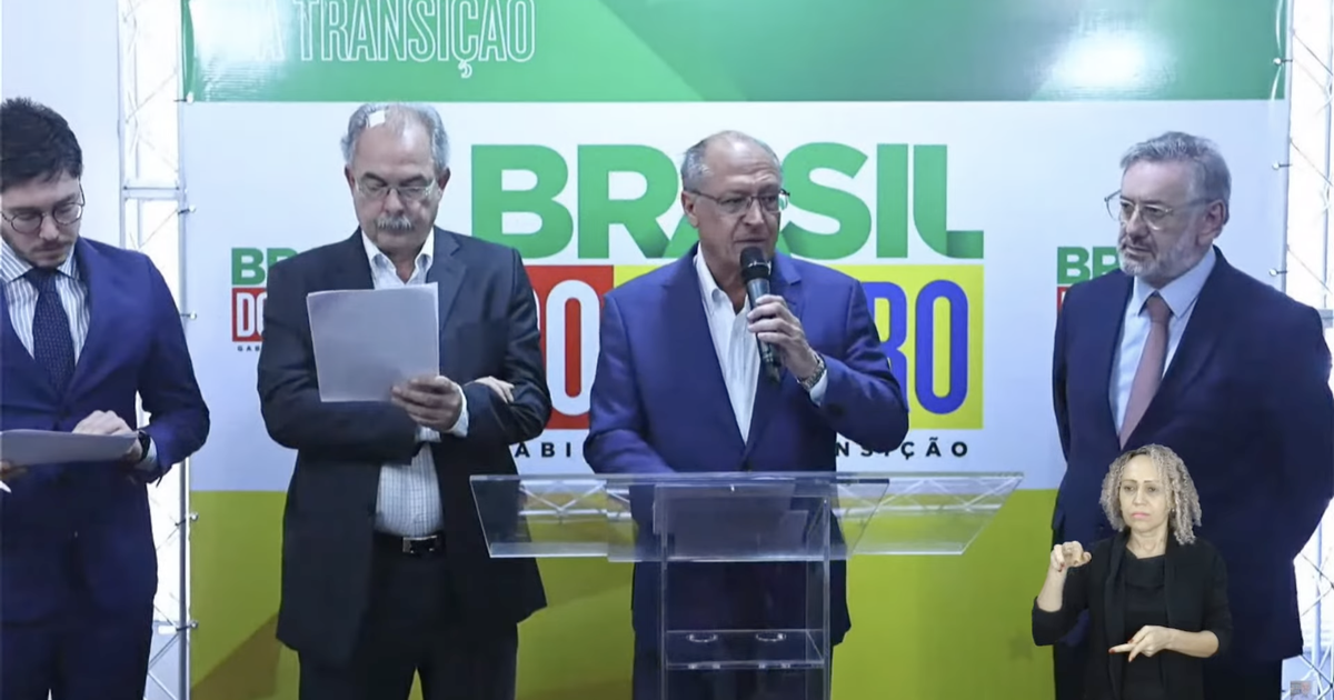 Alckmin Anuncia Novos Nomes Para Equipe De Transição Veja Quem São