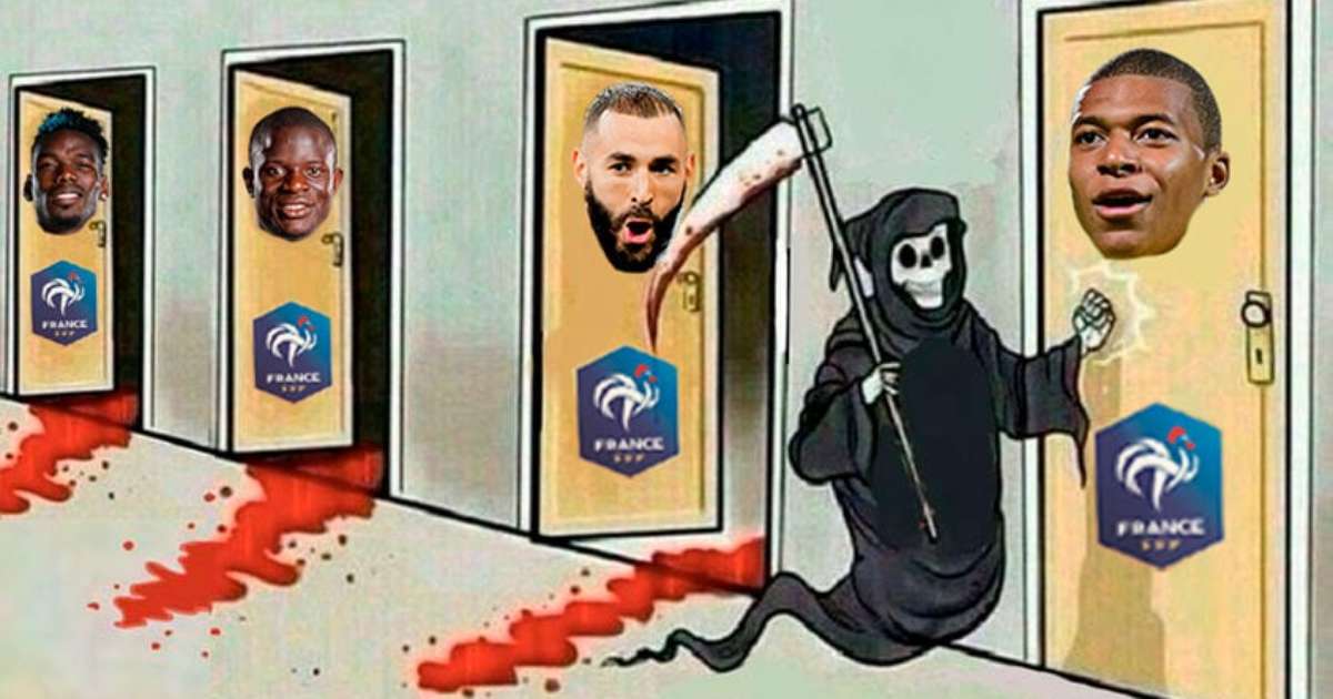 Corte de Benzema e zica da França rendem memes entre os torcedores; veja