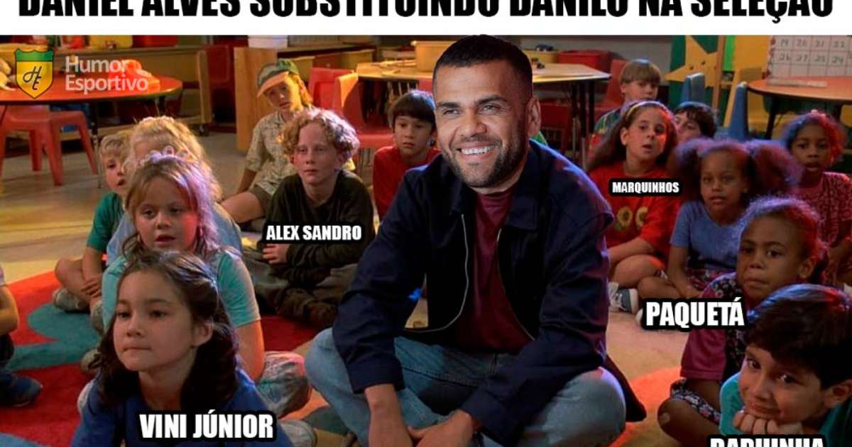 Web faz memes com Daniel Alves, possível substituto de Danilo na Copa ...