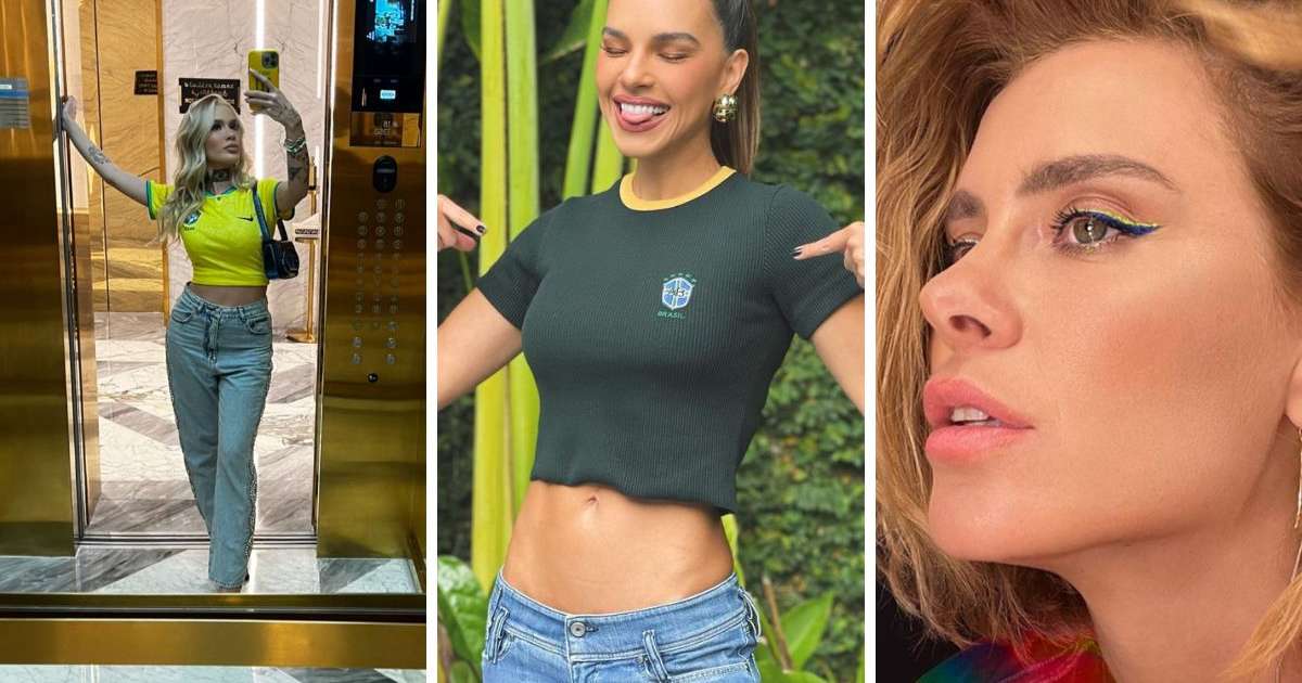 Copa do Mundo: Veja os visuais das famosas para o terceiro jogo do Brasil