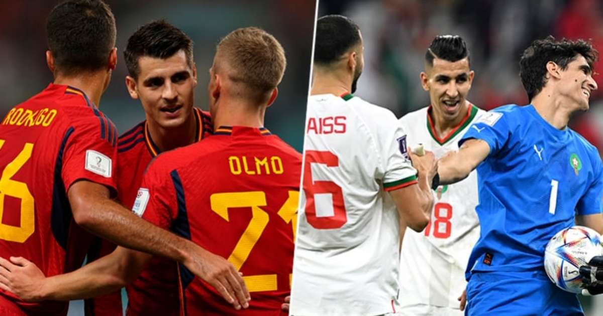 Marrocos e Espanha fazem um duelo de mundos distintos na Copa do Mundo