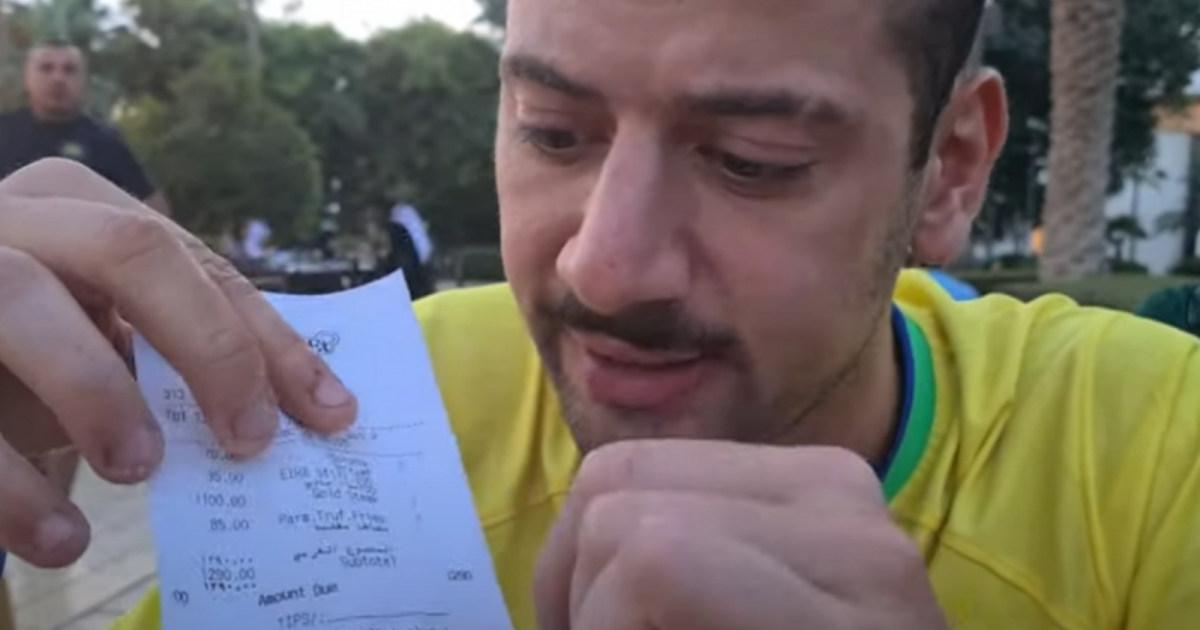 Cartolouco come 'carne de ouro' e mostra preço real do prato: 'É caro ...