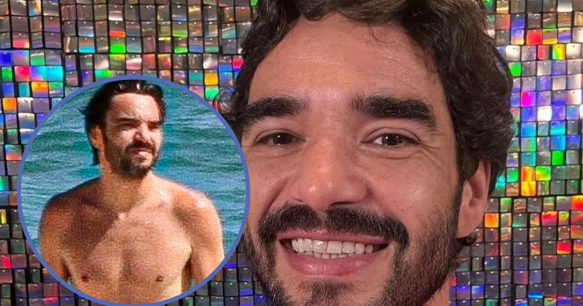 Que calor! Caio Blat impressiona internautas com 'volumão' na sunga em ...