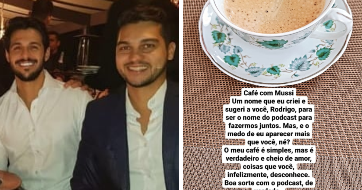 Irmão De Rodrigo Mussi O Acusa De Roubar Nome De Podcast ‘medo De Eu Aparecer Mais