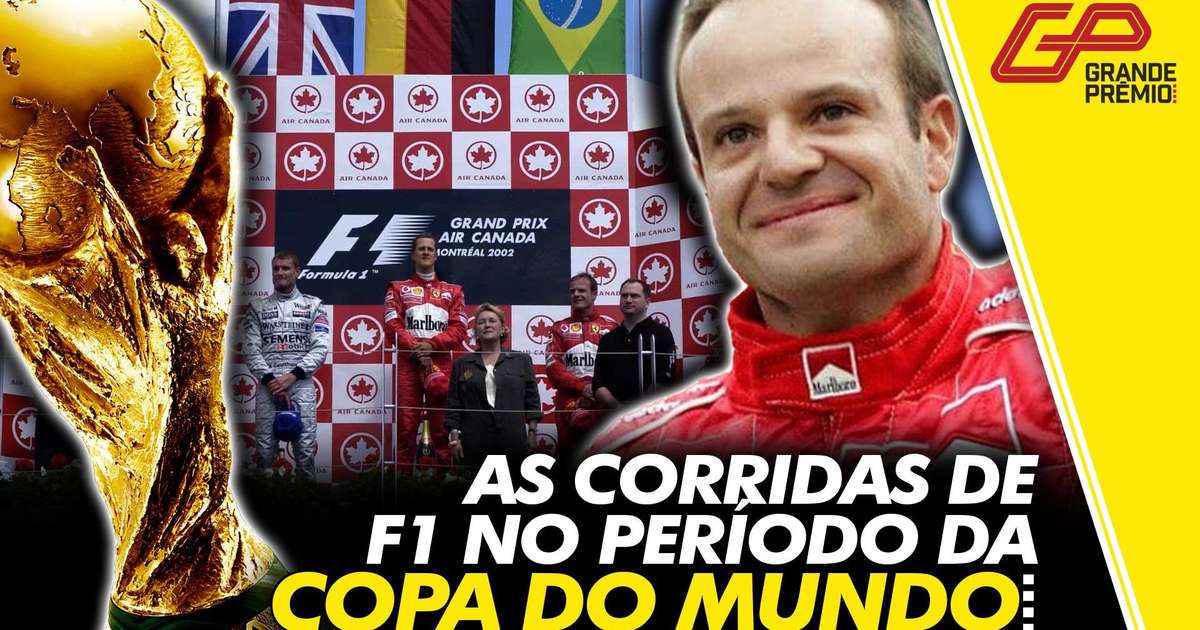 As corridas de Fórmula 1 no período da Copa do Mundo