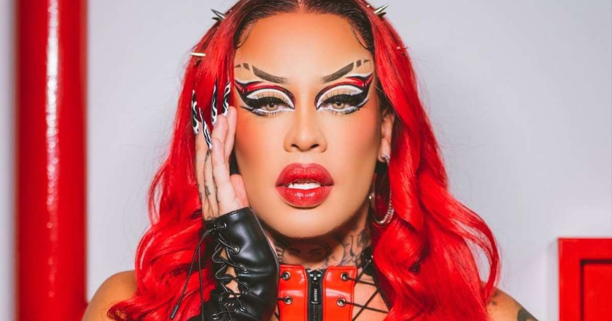 Em clique raro, Gloria Groove homenageia seu marido