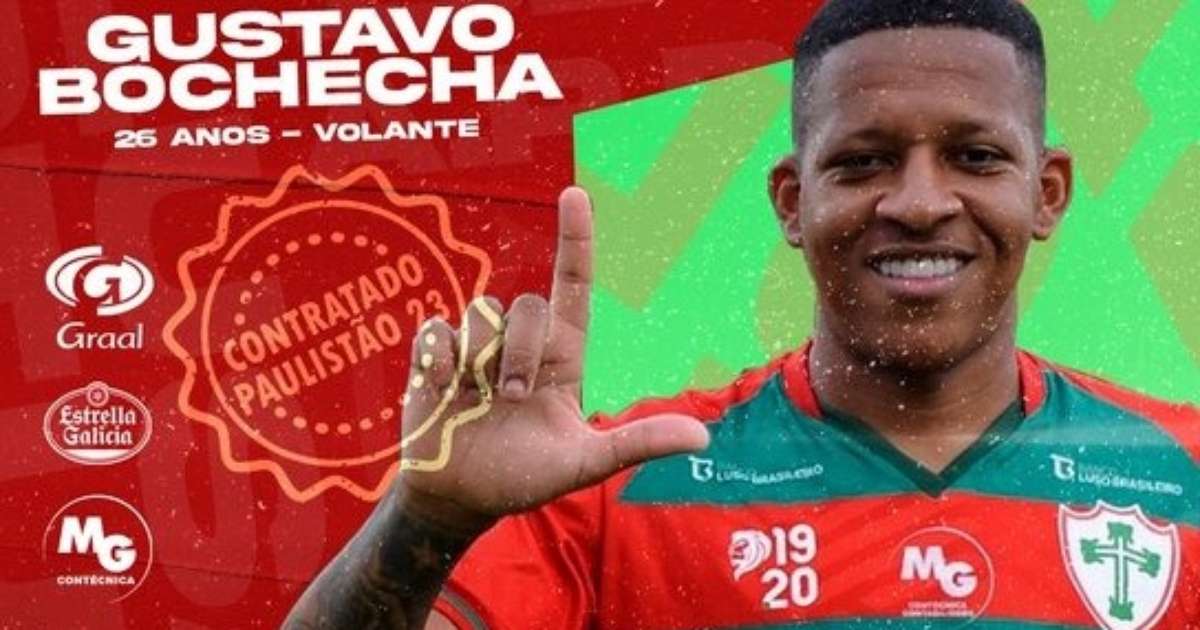 Portuguesa anuncia o volante Gustavo Bochecha para disputa do Paulistão ...