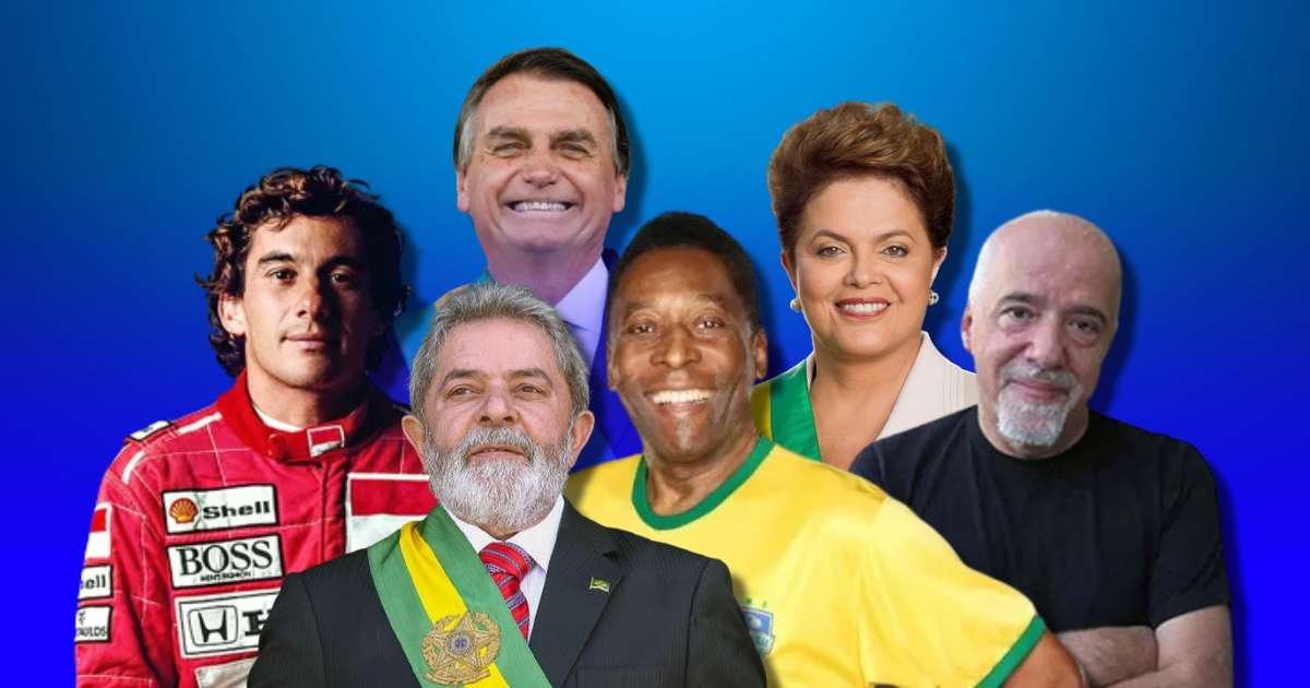 Quem são os 10 brasileiros mais memoráveis de todos os tempos