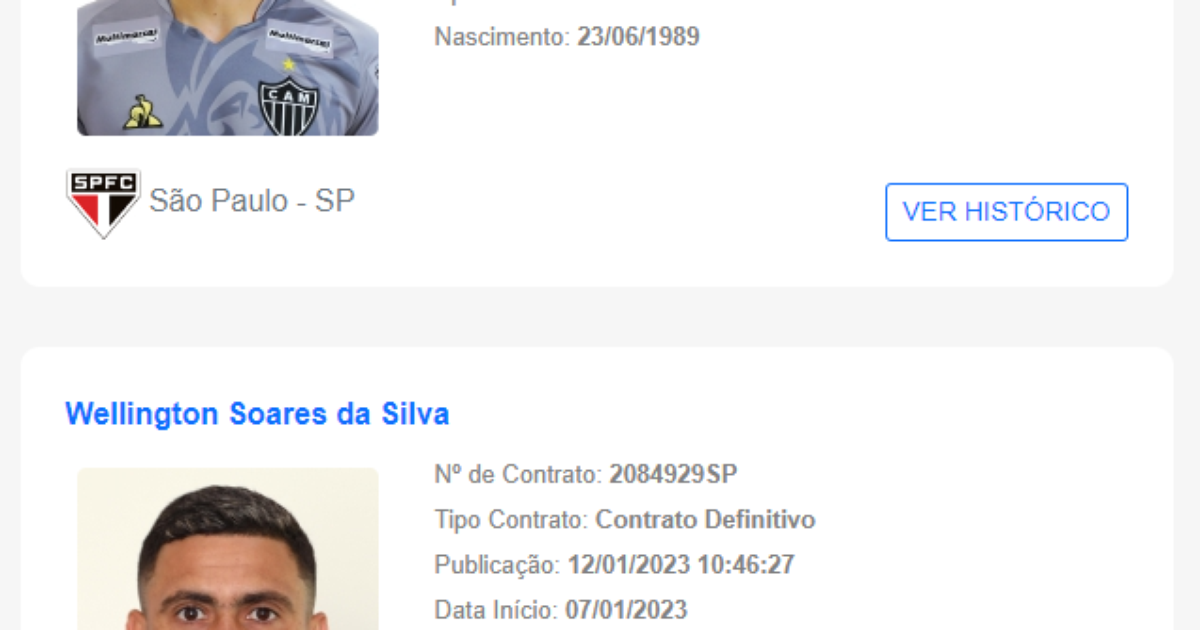 Reforços aparecem no BID e já podem estrear pelo São Paulo