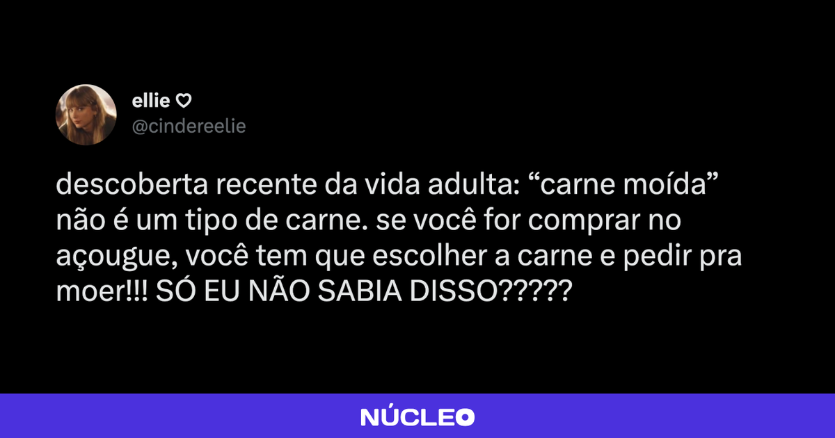 Alguns jovens twitteiros achavam que carne moída já saía moída do boi