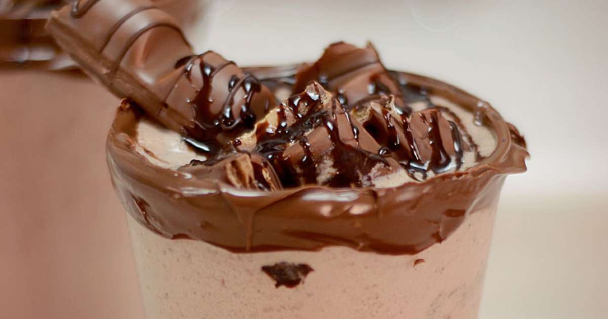 Milk-shake de Kinder Bueno® com Nutella®, uma receita surpreendente