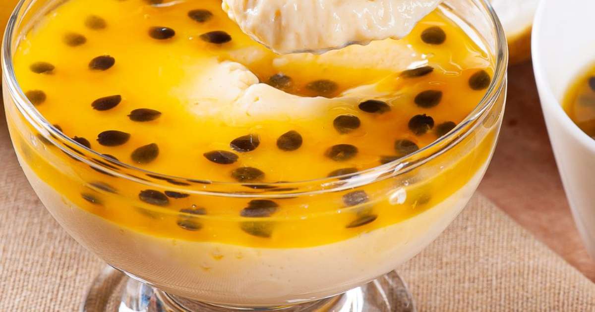 Mousse de Maracujá, uma versão rápida e aerada