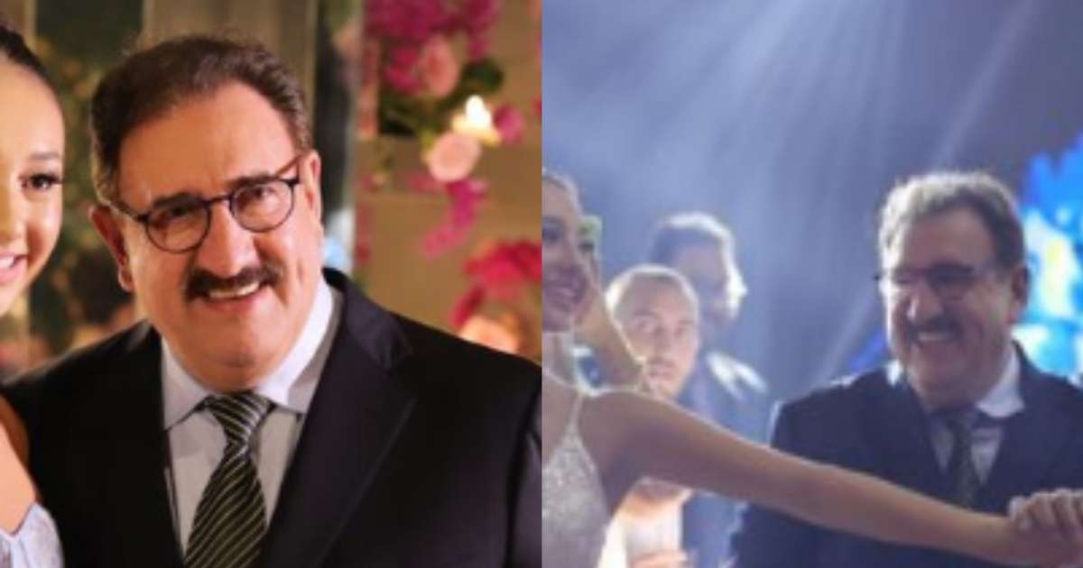 Ratinho prepara festa luxuosa para neta e dança valsa: 'Amo minha ...