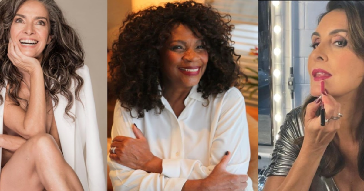 Famosas aos 50, 60 anos que inspiram; descubra que são