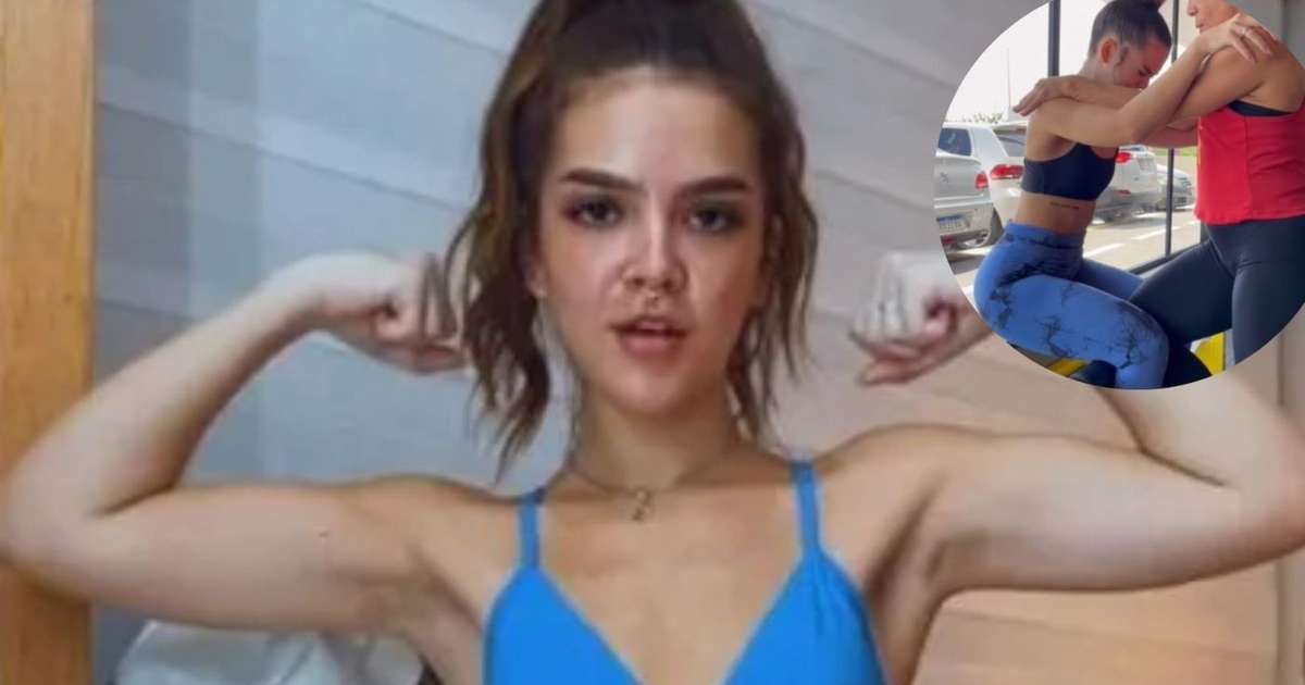 Mel Maia faz agachamento impressionante em treino: 'Perninha tremelicante. Amassou!'