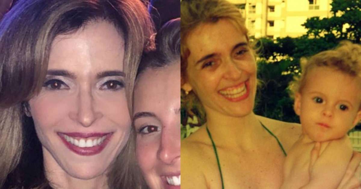 Deborah Evelyn abre o álbum de fotos e parabeniza a filha