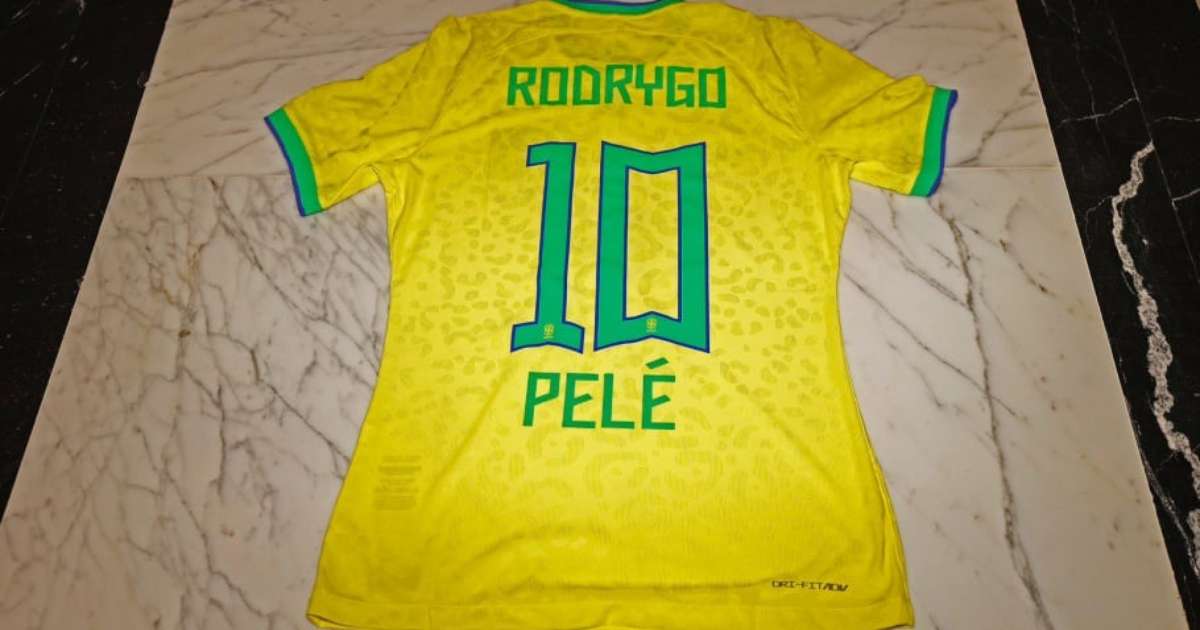 Em noite de homenagem a Pelé, Rodrygo celebra chance de vestir a camisa ...