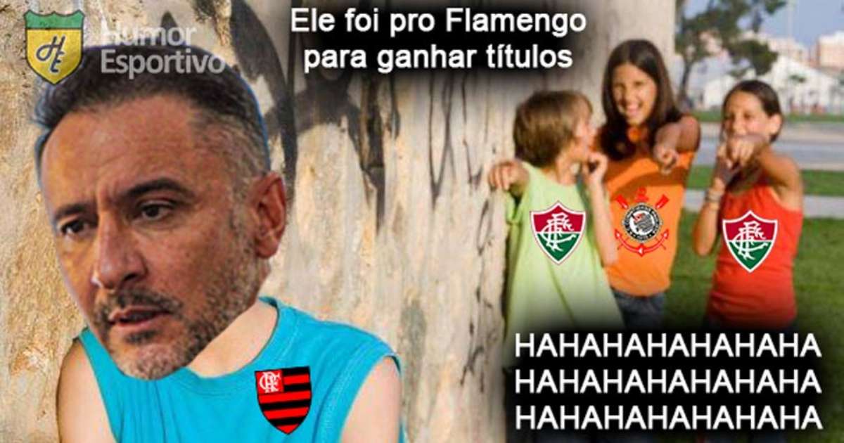 Memes com Flamengo e Vítor Pereira bombam após título carioca do Fluminense