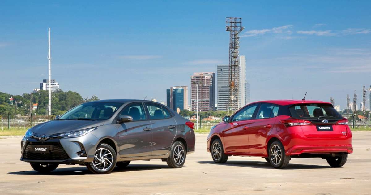 Toyota reduz o preço dos modelos Yaris Hatch e Yaris Sedan
