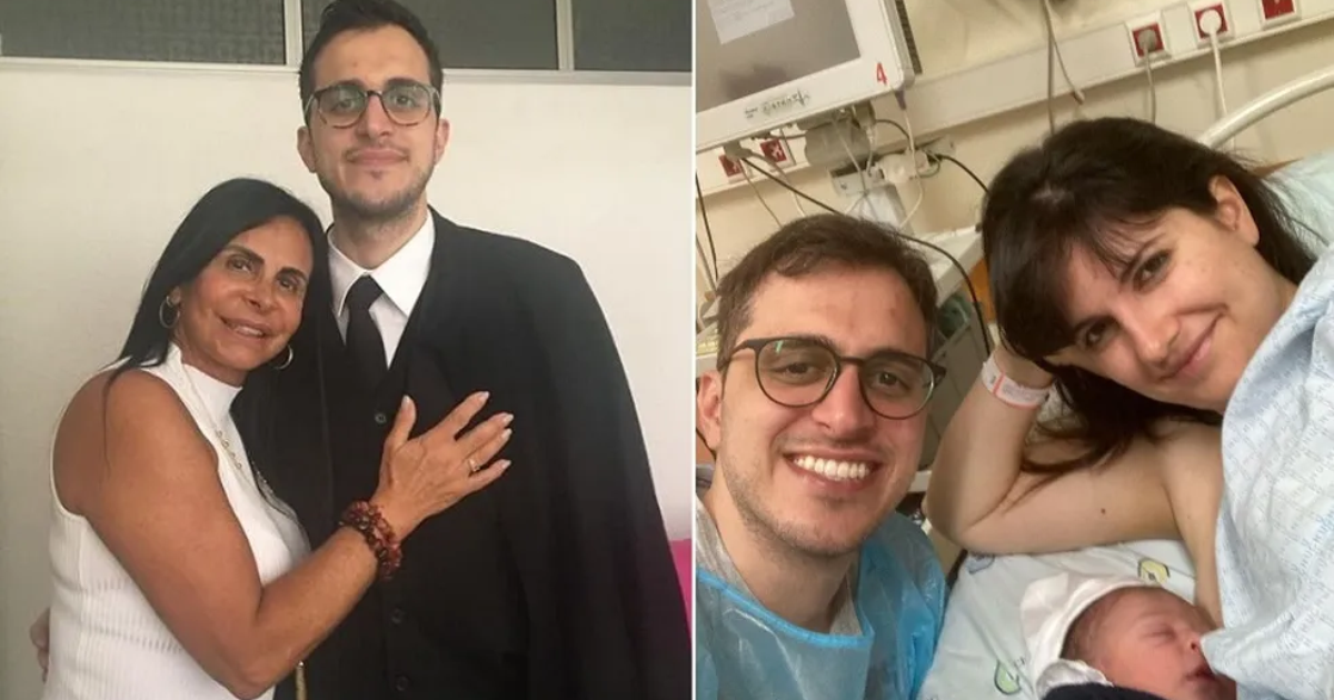 Gretchen compartilha vídeo conhecendo seu netinho português em 'momento ...