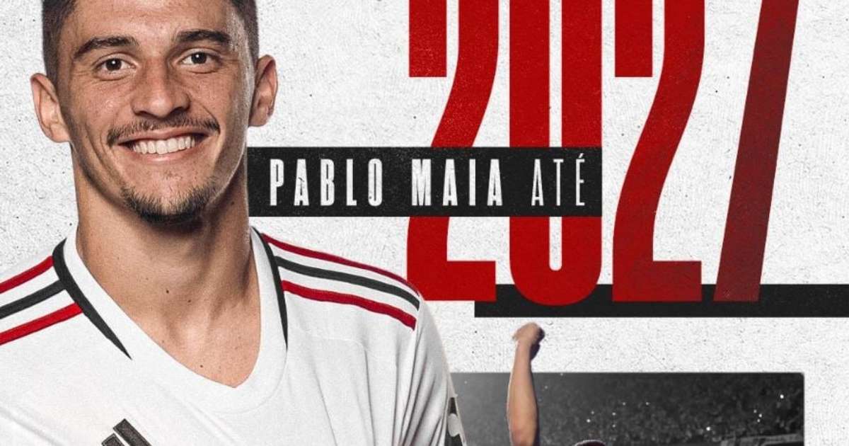 São Paulo prolonga contrato de Pablo Maia: veja os detalhes