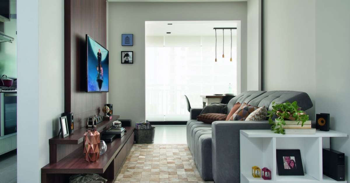 10 salas de estar pequenas com decoração neutra