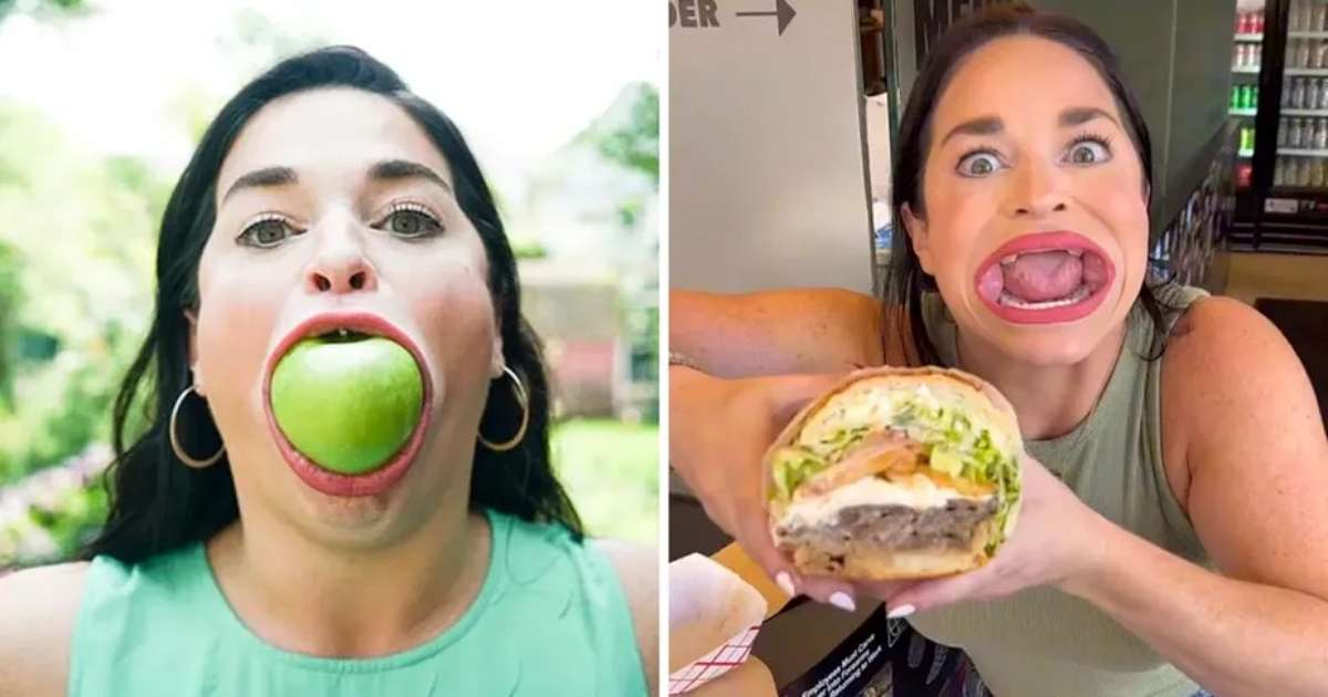 Com título de 'maior boca do mundo', mulher revela que ganha R$ 66 mil ...