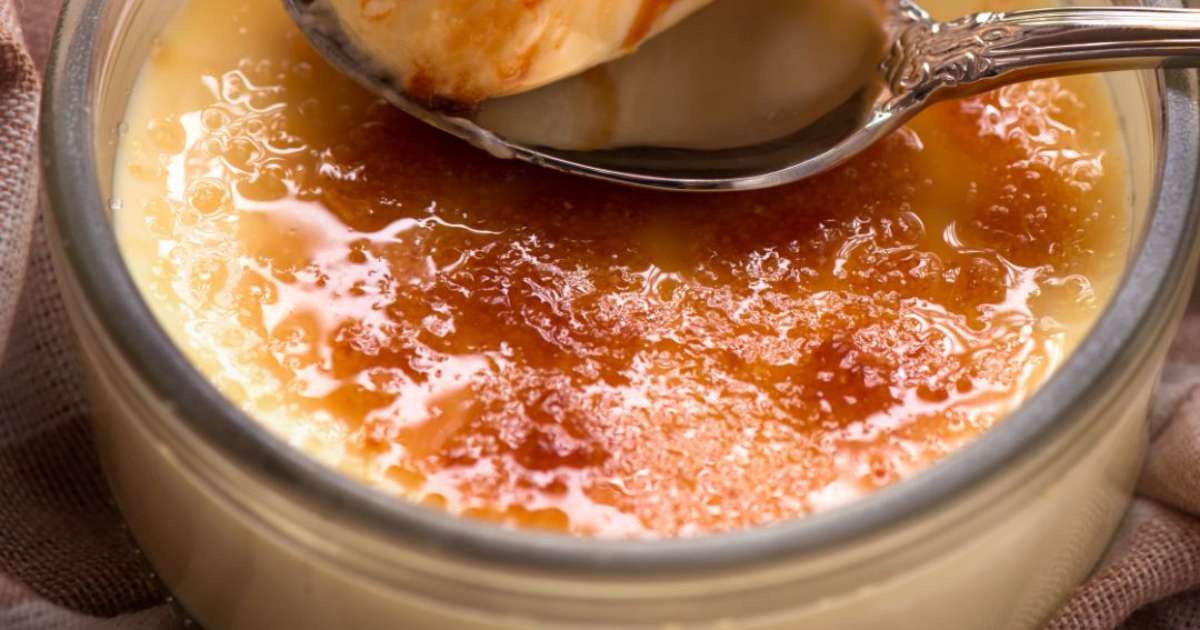 Creme Brulée, igual ao do restaurante, feito em casa, veja