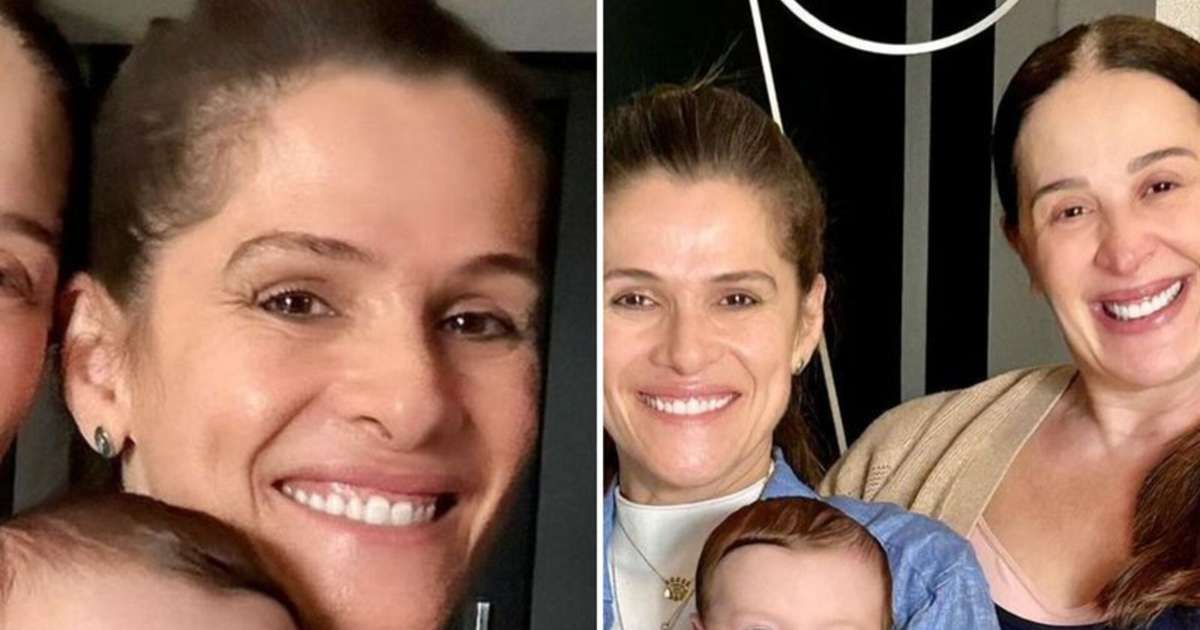 Ingrid Guimarães visita filho de Claudia Raia e fãs brincam: 'Nazaré'