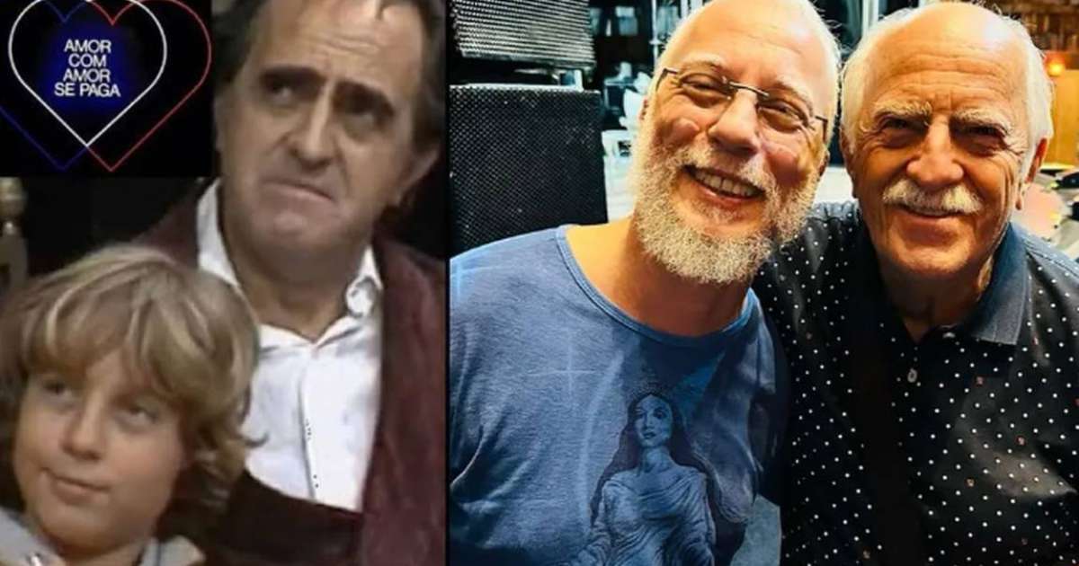 Depois de quase 40 anos, Ary Fontoura reencontra o ator mirim Oberdan ...